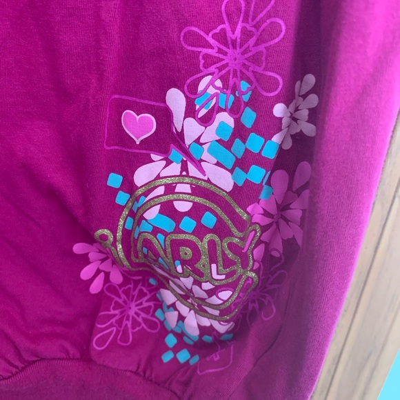 icarly | Dresses | Pink Dress With Flowers Designs On The Side | Poshmark